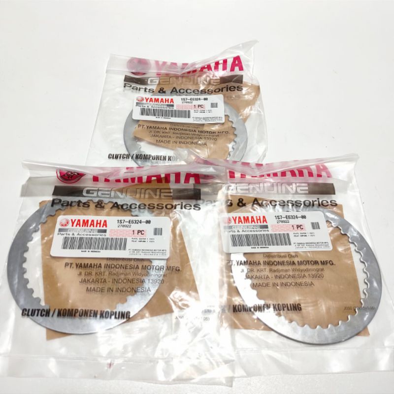 Jual besi plat gesek kopling Yamaha Jupiter MX old/lama 1S7-E6324-00 (1PCS) | Shopee Indonesia