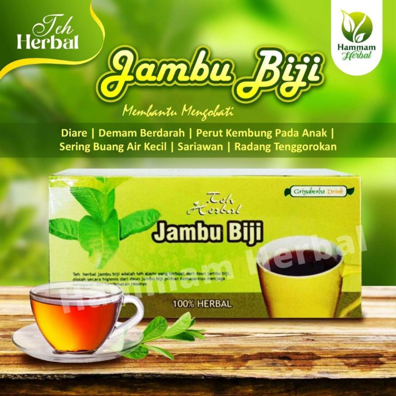 Jual Teh Celup Herbal Daun Jambu Biji Minuman Tradisional Diare Demam ...