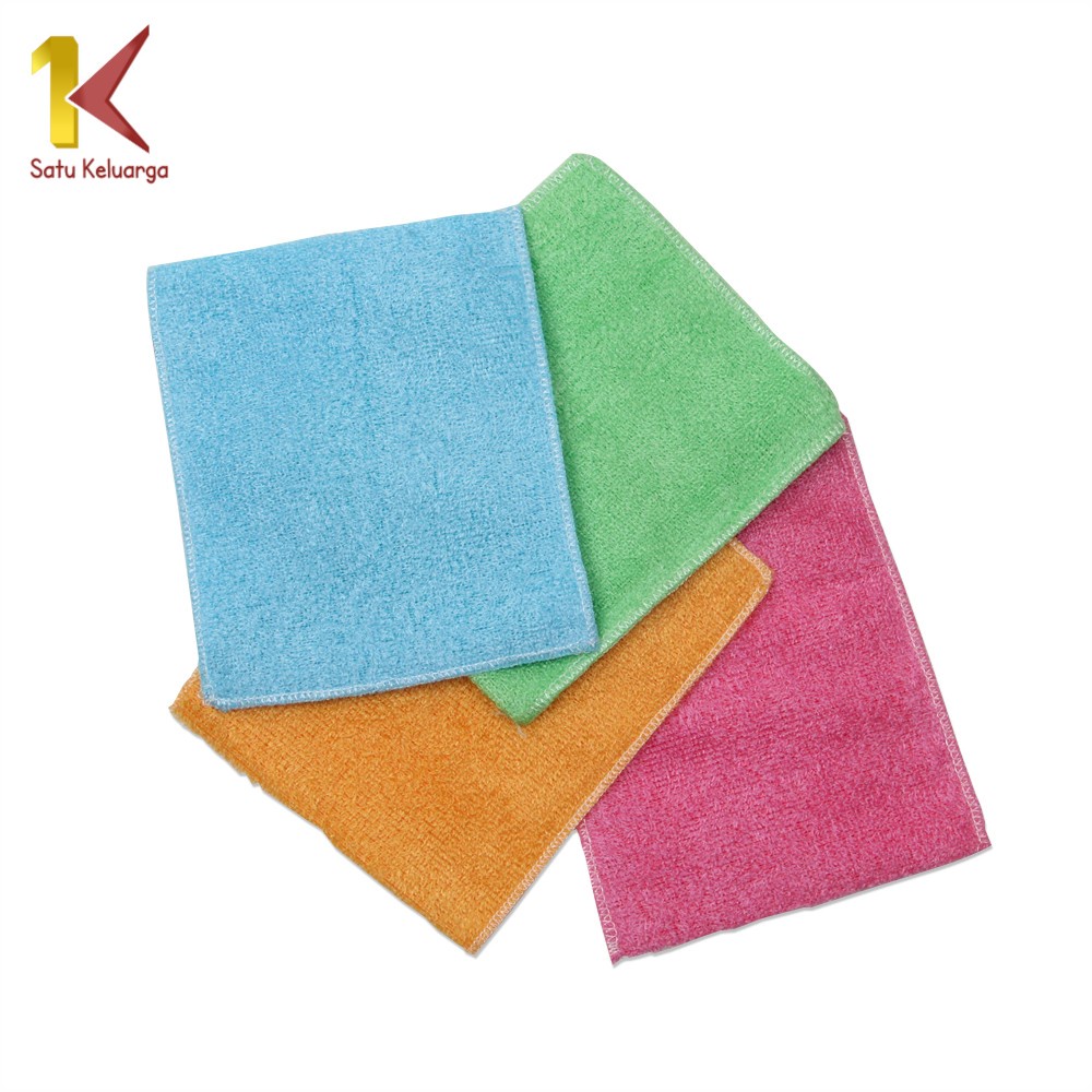 Jual Satu Keluarga Kain Lap Microfiber C100 Kain Handuk Towel Kain ...