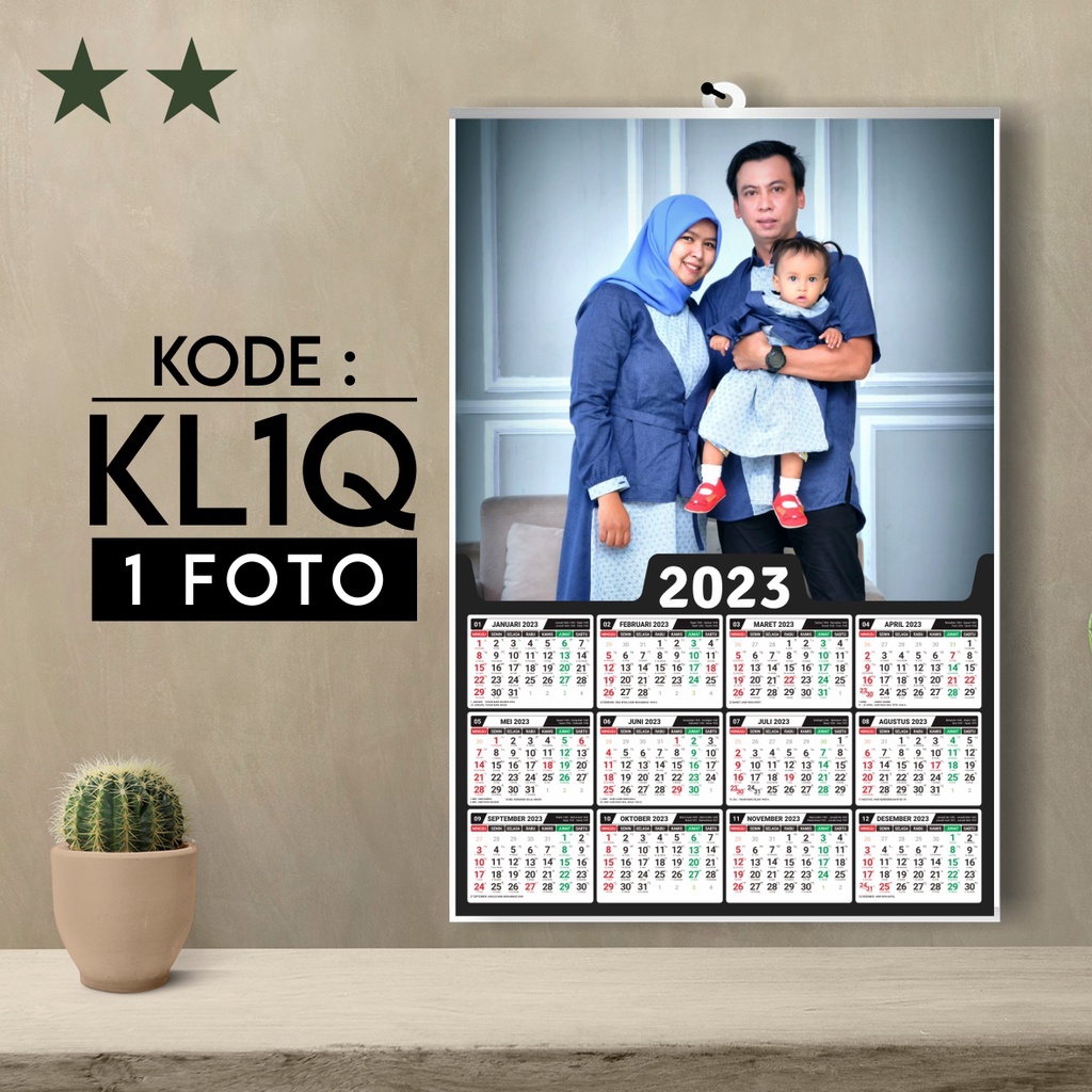 Jual KALENDER CUSTOM ISI 1 LEMBAR | KALENDER DINDING CUSTOM | KALENDER ...