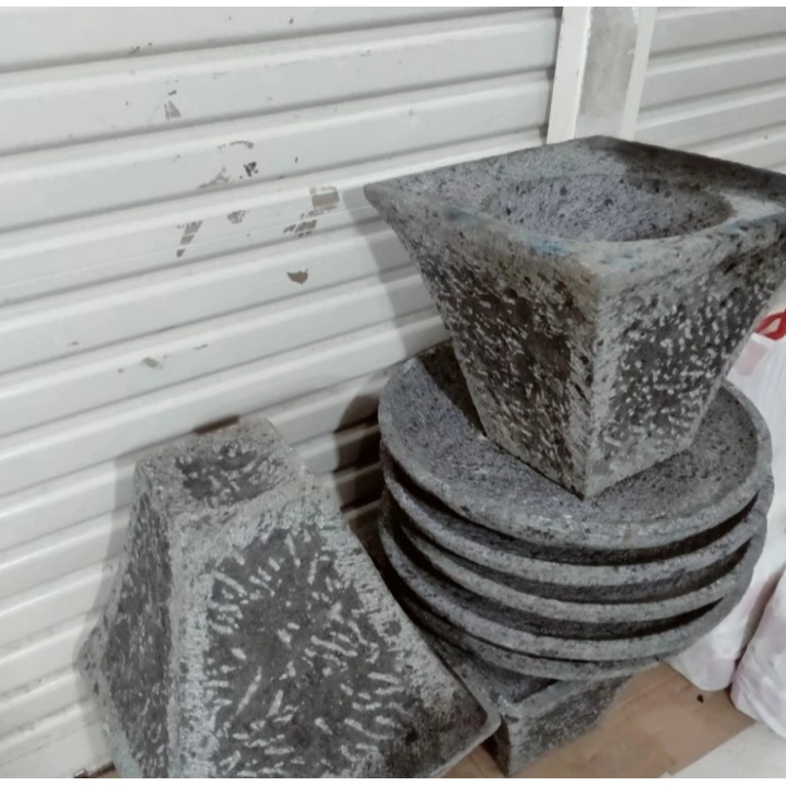 Jual lumpang batu kotak asli 40cm | Shopee Indonesia