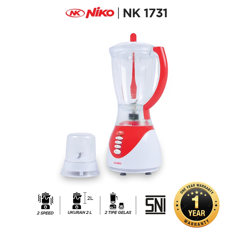 Jual Blender NIKO [2L] l GARANSI RESMI | Shopee Indonesia
