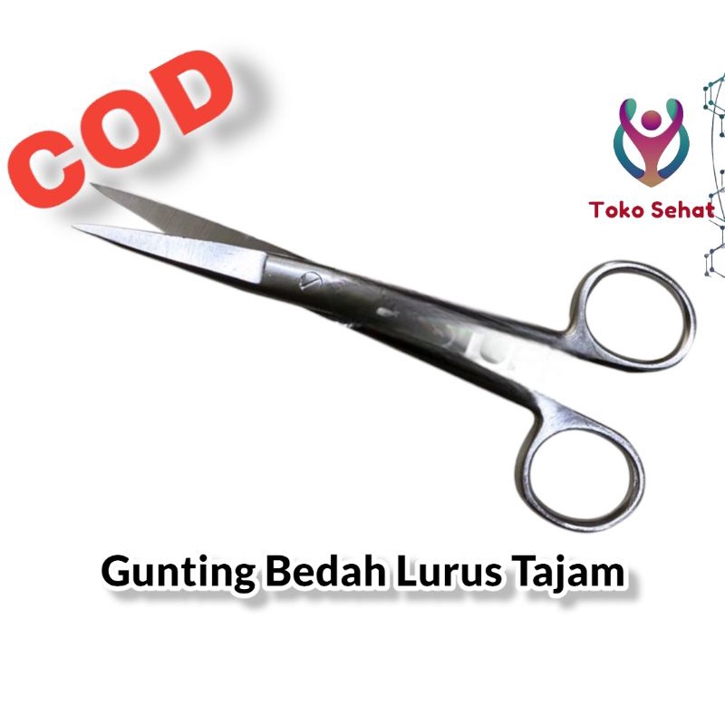 Jual Gunting Bedah Lurus Tajam Steinles | Shopee Indonesia