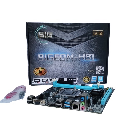 Jual PAKET MOTHERBOARD BIGCOM H61 CORE i3 RAM 4/8 GARANS 1 TAHUN | Shopee Indonesia