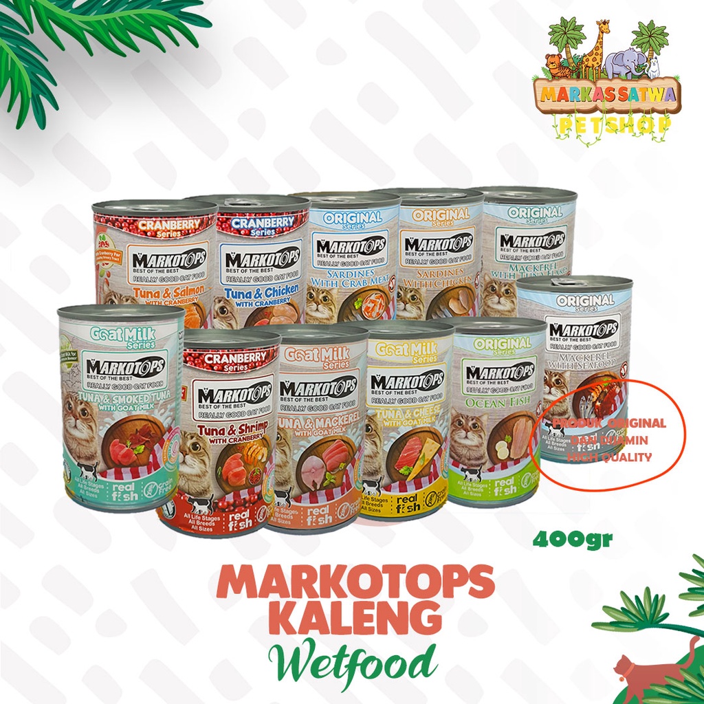 Jual MARKOTOPS Kaleng Goat Milk Cranberry Series 400 gr - Makanan ...