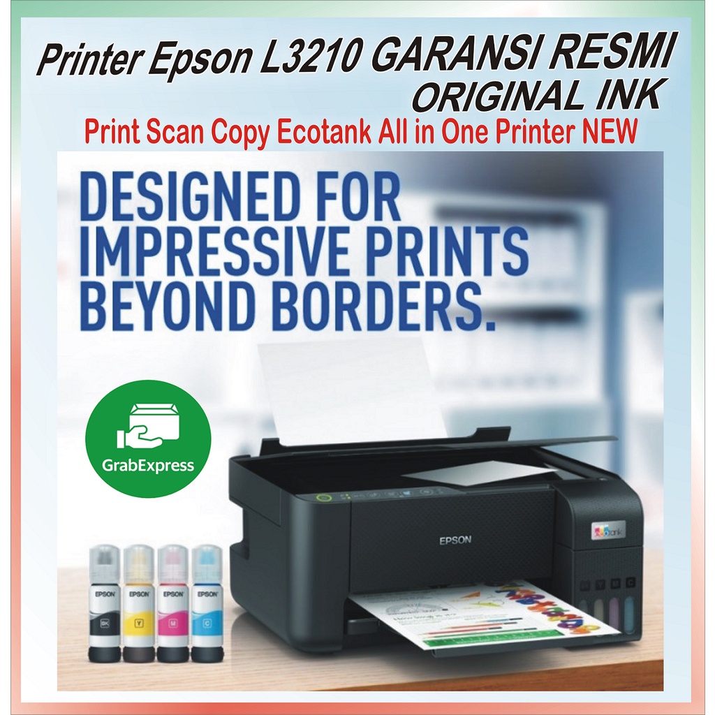 Jual Printer Epson L3210 GARANSI RESMI ORIGINAL INK Print Scan Copy PSC Ecotank New All in One ...