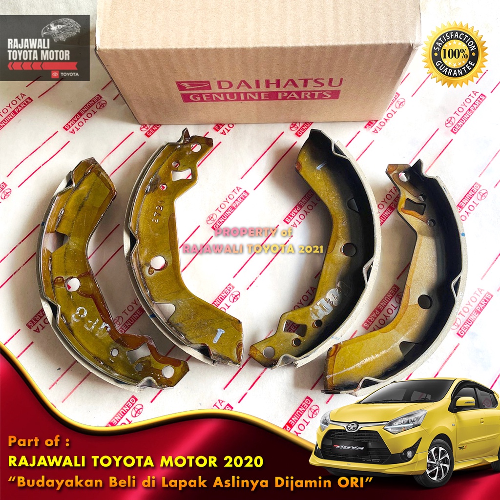 Jual Kampas Rem Belakang Agya & Ayla Set New Brake Shoe Pad Shoes ...