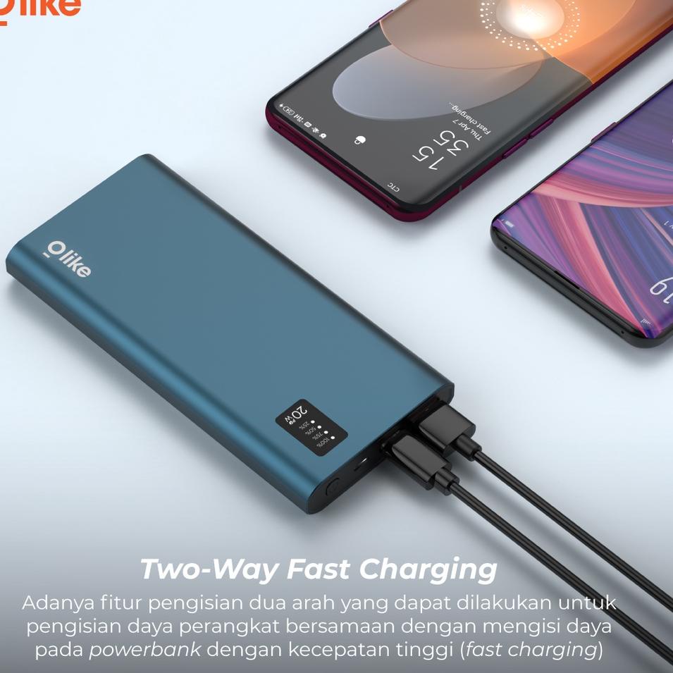 Jual Stok Terbaru Olike PowerBank 10000mAh 3A Dual Output Port USB ...