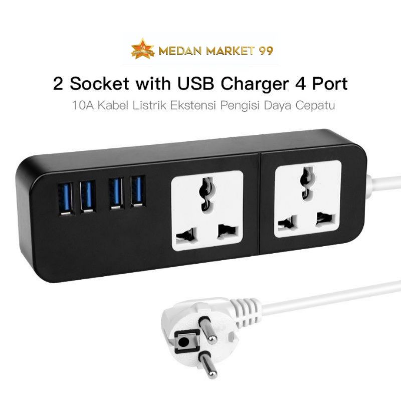 Jual STOP KONTAK + USB CHARGE SNI | TERMINAL | COK CABANG | USB CHARGER ...