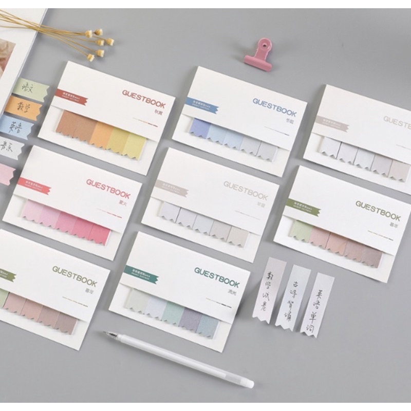 Jual EMMALAND || Sticky Note Guest Book Memo Mini Index Label Gradasi ...