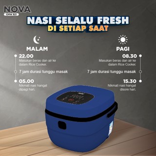 Jual SEKAI NOVA Rice Cooker Digital 6 in 1 / Penanak Nasi Magic Com 2 L ...