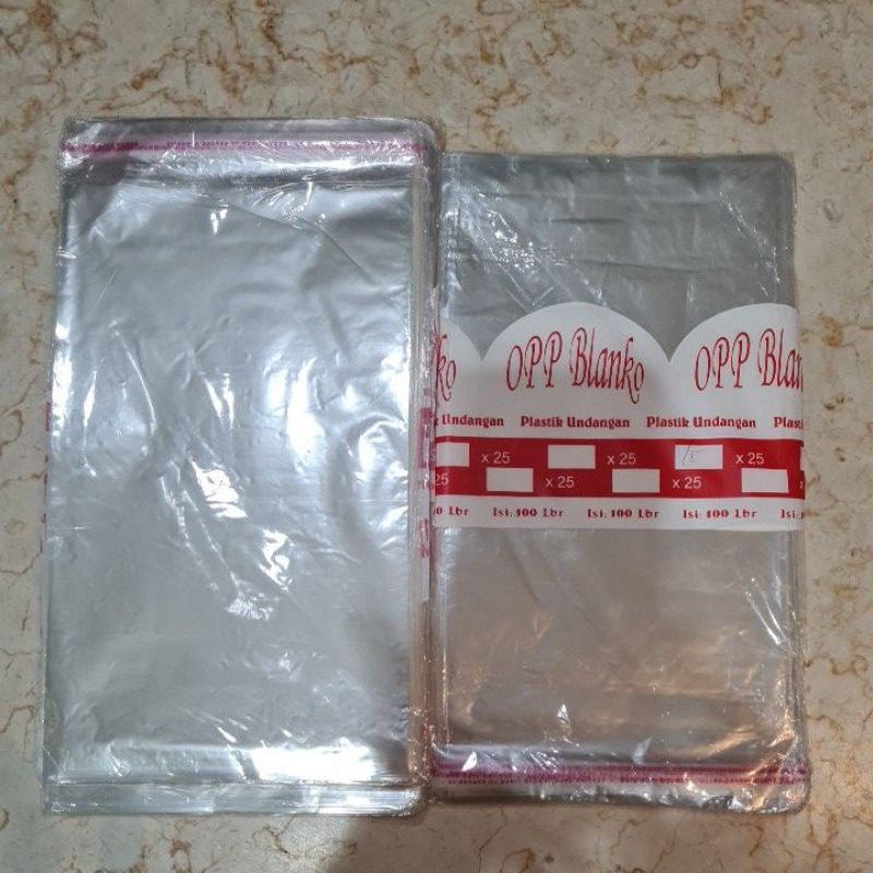 Jual Plastik Opp Lem Seal 15x25 Isi 100pcs/Plastik Bening Seal Plastik ...