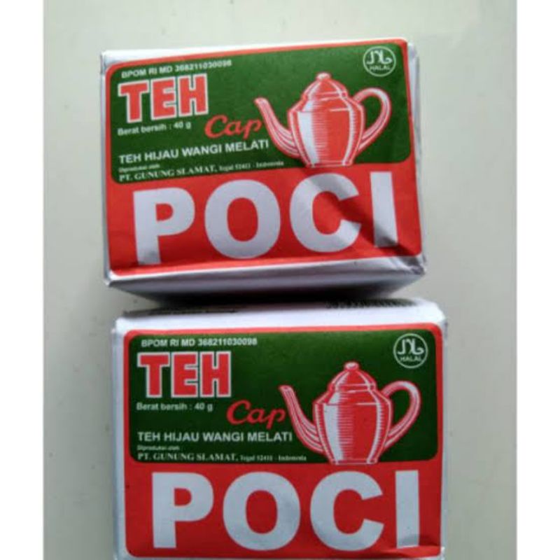 Jual TEH POCI HIJAU / TEH POCI TUBRUK 40GR | Shopee Indonesia