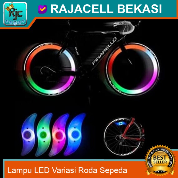 Jual Lampu Led Variasi Roda Ban Sepeda atau Motor Flash Light ...