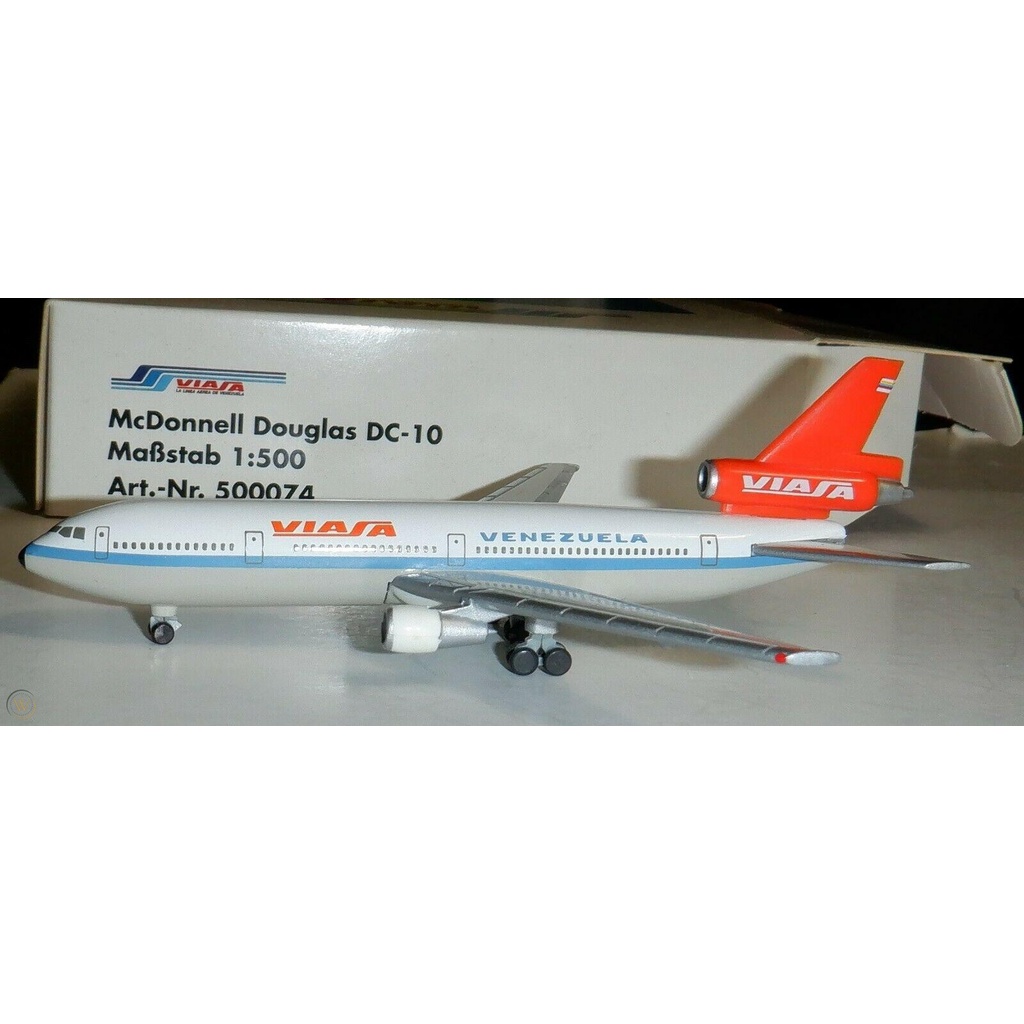 Jual Herpa Wings 500074 1:500 McDonnell Douglas DC-10 VIASA AIRLINES ...