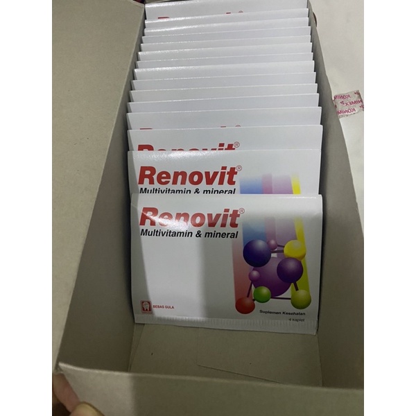 Jual renovit / 4 kaplet / multivitamin | Shopee Indonesia