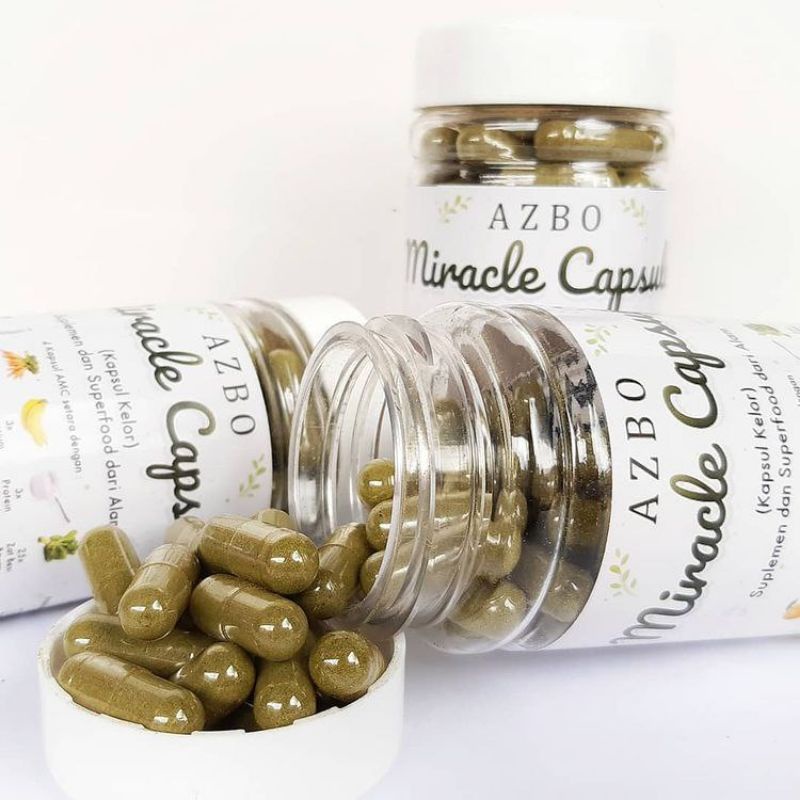 Jual Azbo Miracle Capsule (Kapsul Kelor) | Shopee Indonesia