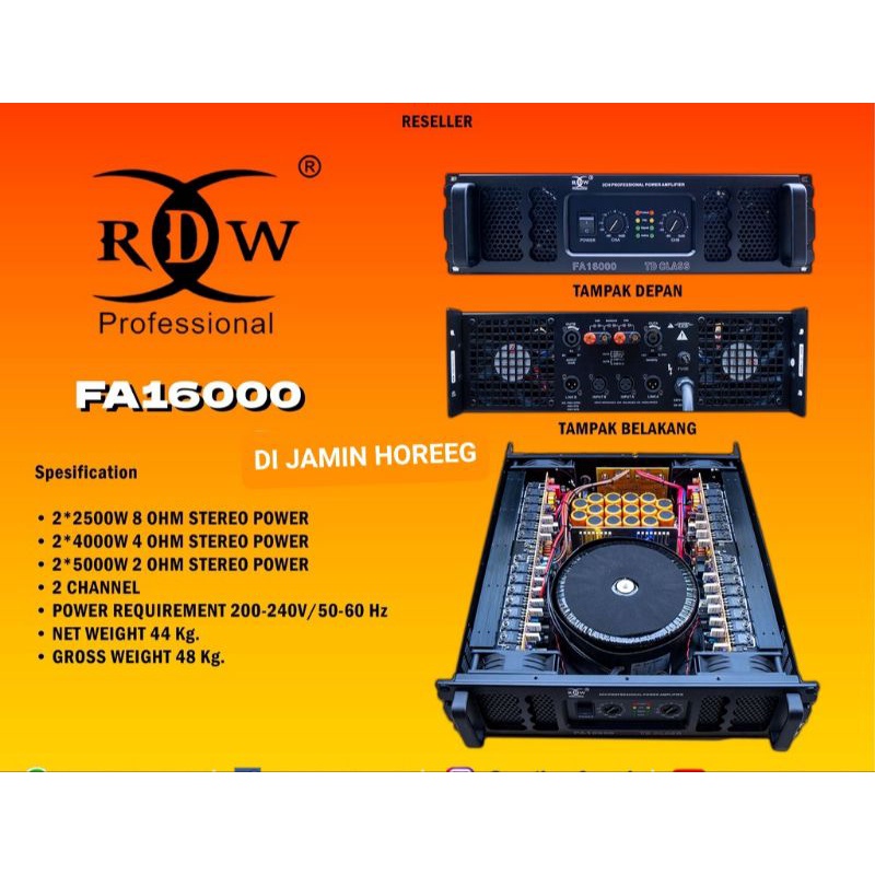 Jual POWER RDW FA-16000 GEN 2 | Shopee Indonesia