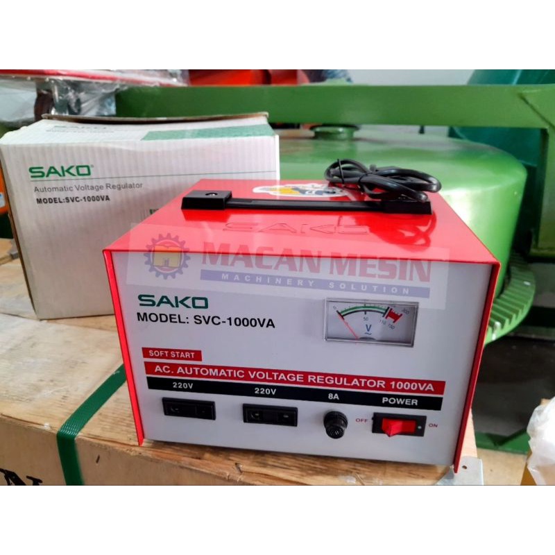 Jual STABILIZER LISTRIK SAKO TIPE SVC 1000 VA | Shopee Indonesia