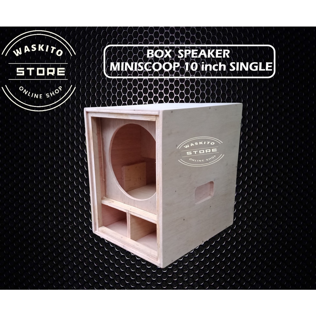 Jual Box Speaker Miniscoop 10 Inch Single | Shopee Indonesia