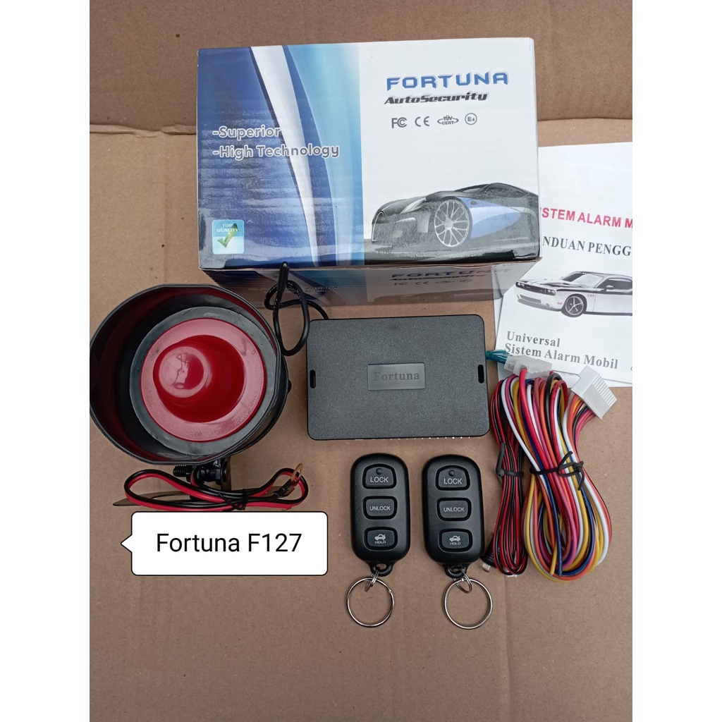 Jual Car Alarm FORTUNA System Kunci FORTUNA Model Tombol Universal ...