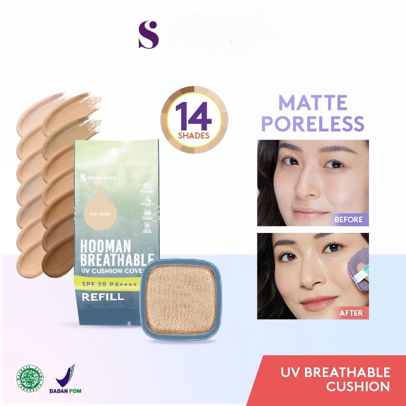Jual SOMETHINC (REFILL) Hooman Breathable UV Cushion Cover SPF35 PA++++ | Shopee Indonesia