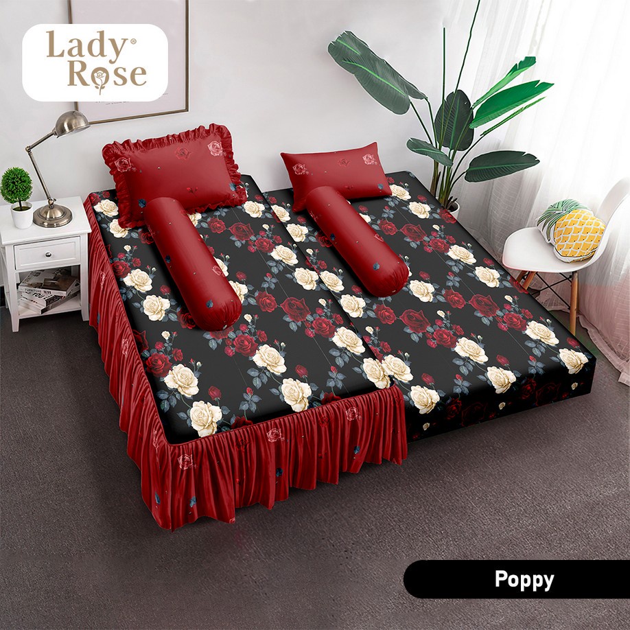 Jual Sprei Lady Rose 3D Sorong Duo 2in1 Rumbai 120x200 Motif Poppy ...