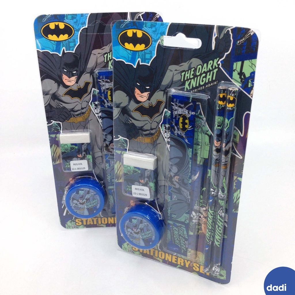 Jual Dadi - Stationery Set/ Pencil Set Batman 5pcs / Pensil Set Edisi ...