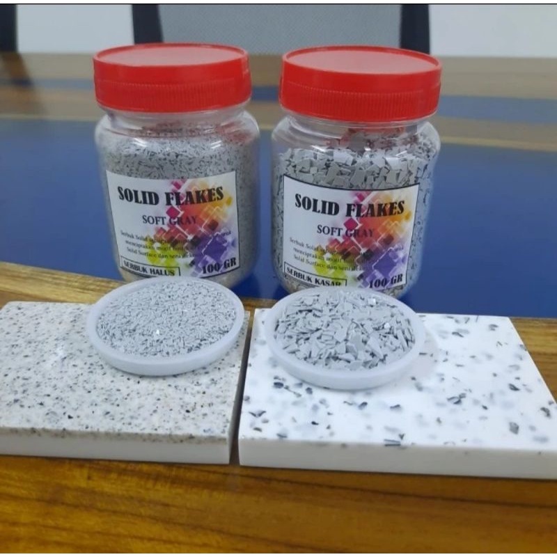 Jual Serbuk Solid Flakes untuk motif bintik Solid Surface (Kasar ...