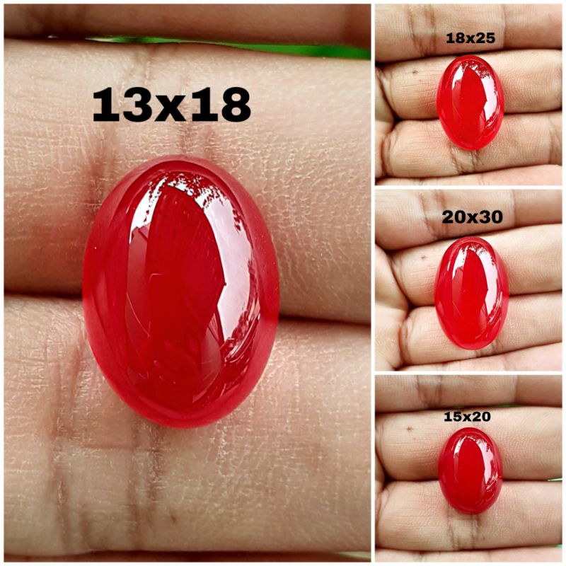 Jual batu cincin red baron asli natural kualitas super | Shopee Indonesia