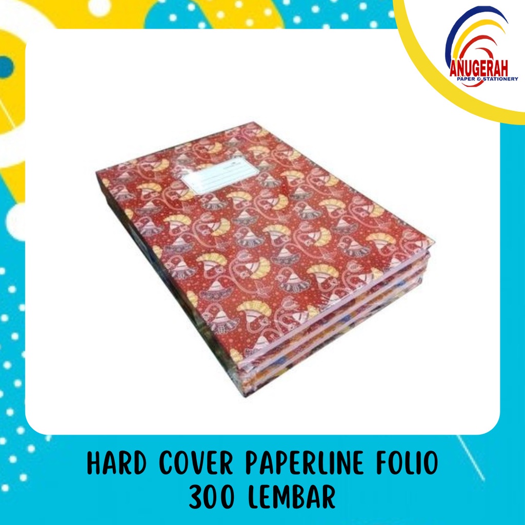 Jual HARD COVER PAPERLINE FOLIO 300 LEMBAR (PCS) | Shopee Indonesia