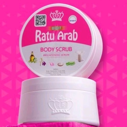 Jual RATU ARAB SCRUB BRIGHTENING SERUM 250g | Shopee Indonesia