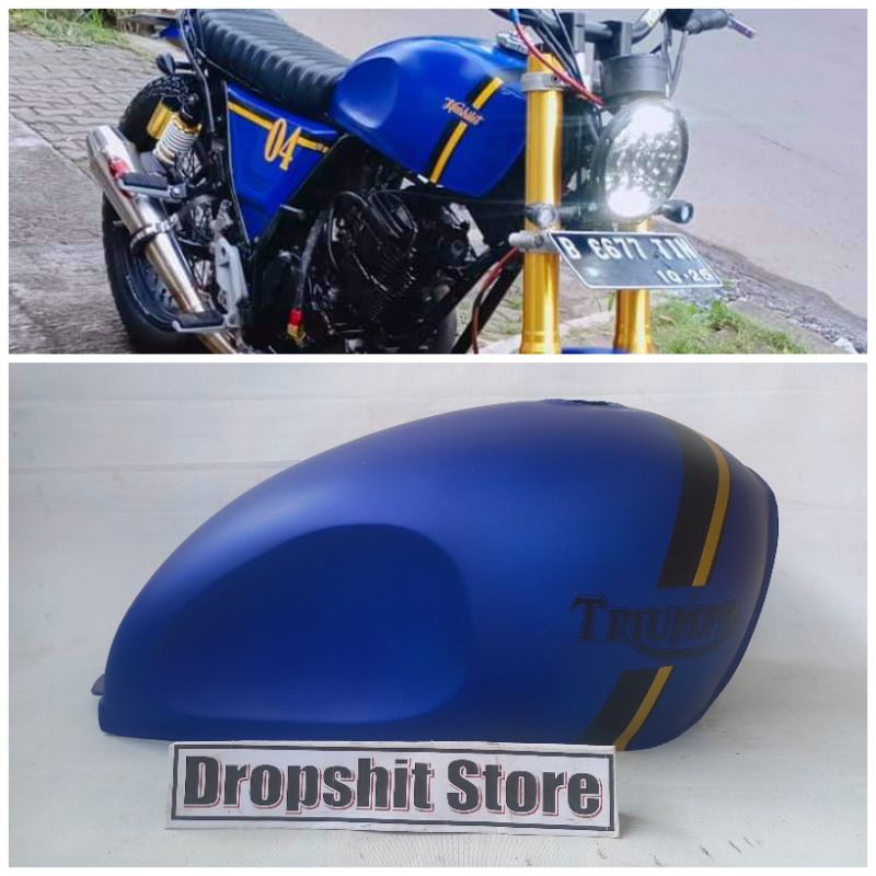 Jual Tangki Japstyle Triumph Tangki Triump Custom Tangki Bobber Tengki ...
