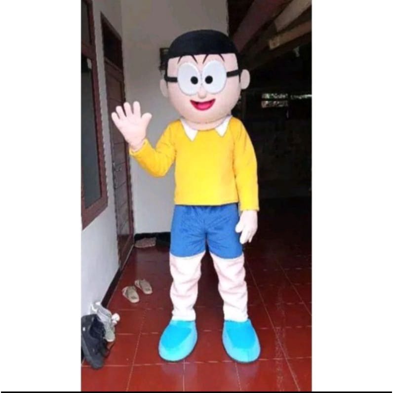 Jual termurah vKostum badut karakter Nobita Baju Badut Maskot Nobita ...