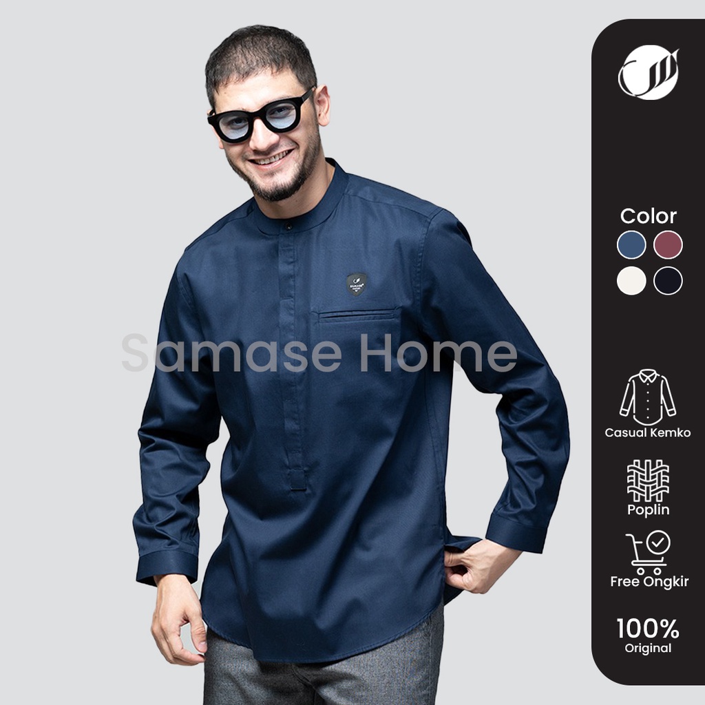 Jual SAMASE Casual Kemko | Kemeja Koko | Lengan Panjang | Kemeja ...