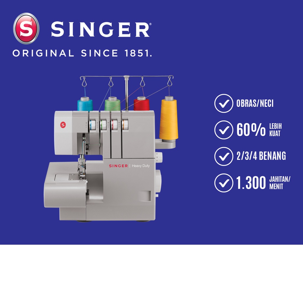 Jual Mesin Obras SINGER Overlock 14HD854 | Shopee Indonesia