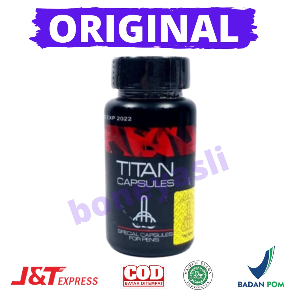 Jual Titan Capsule Original Obat Kuat Stamina Pria Titan Kapsul Asli ...