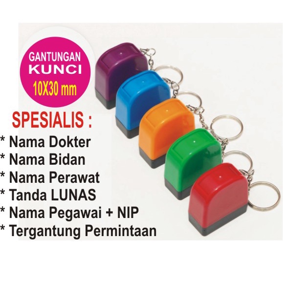 Jual STEMPEL NAMA | DOKTER | NIP | LUNAS | PERAWAT | BIDAN | Shopee Indonesia