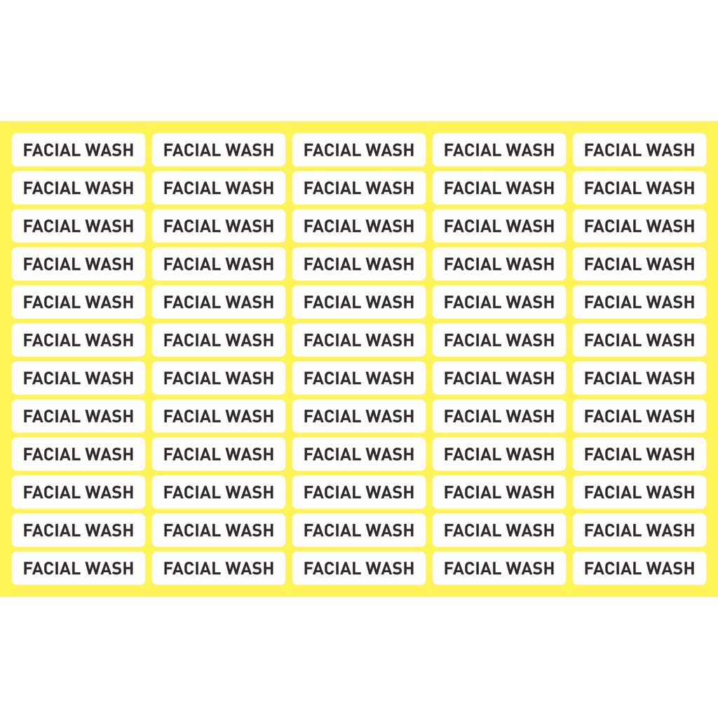 Jual Stiker Day Night Cream Toner Serum Sticker Label Vinyl Kosmetik 4 ...