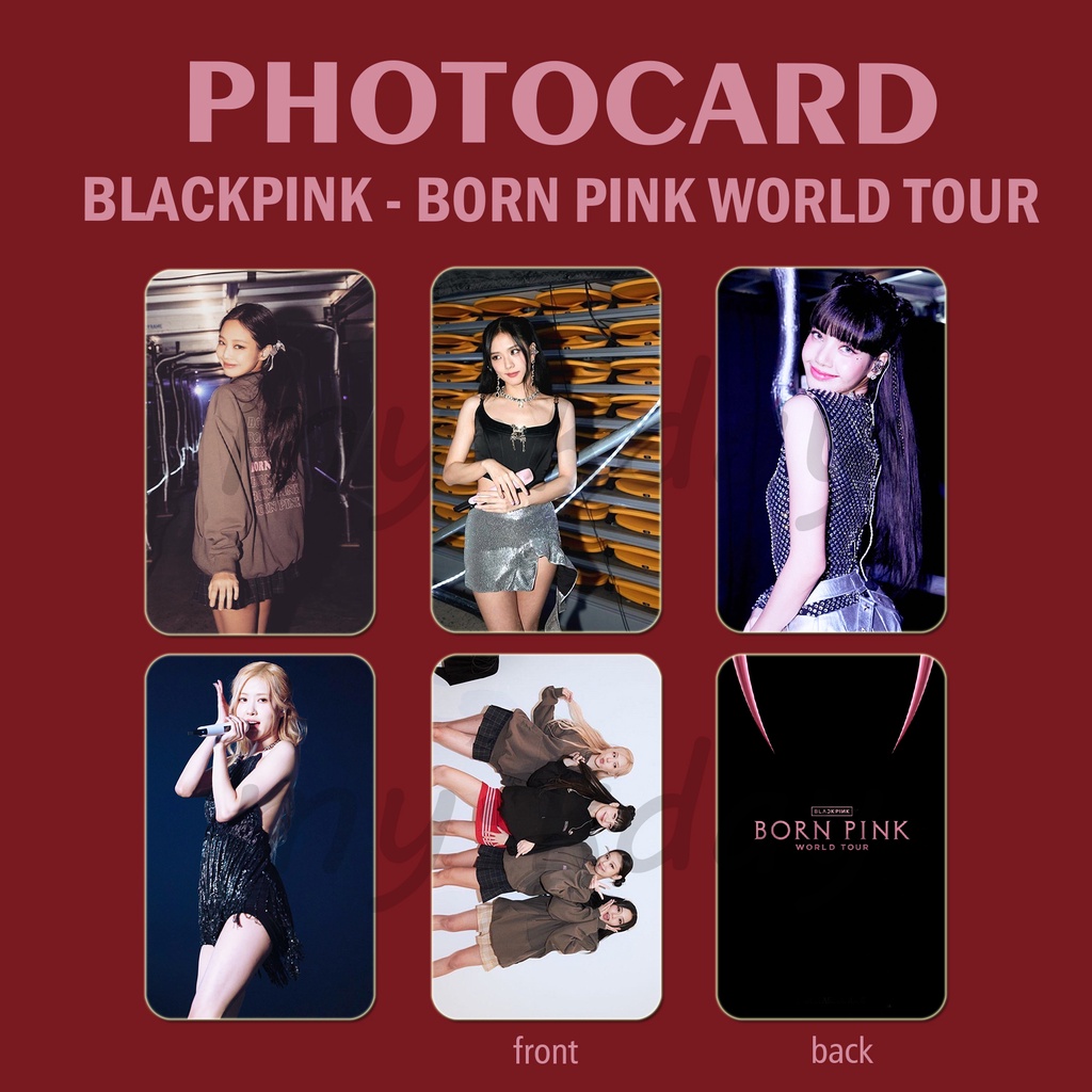 Jual PC-1061, Unofficial Photocard Blackpink Born Pink World Tour 2 ...