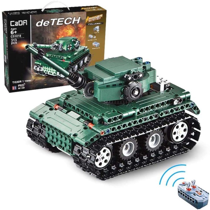 Jual Double E CADA Bricks Tiger 1 Tank C51018W 2.4Ghz RC Hobby And Toy ...