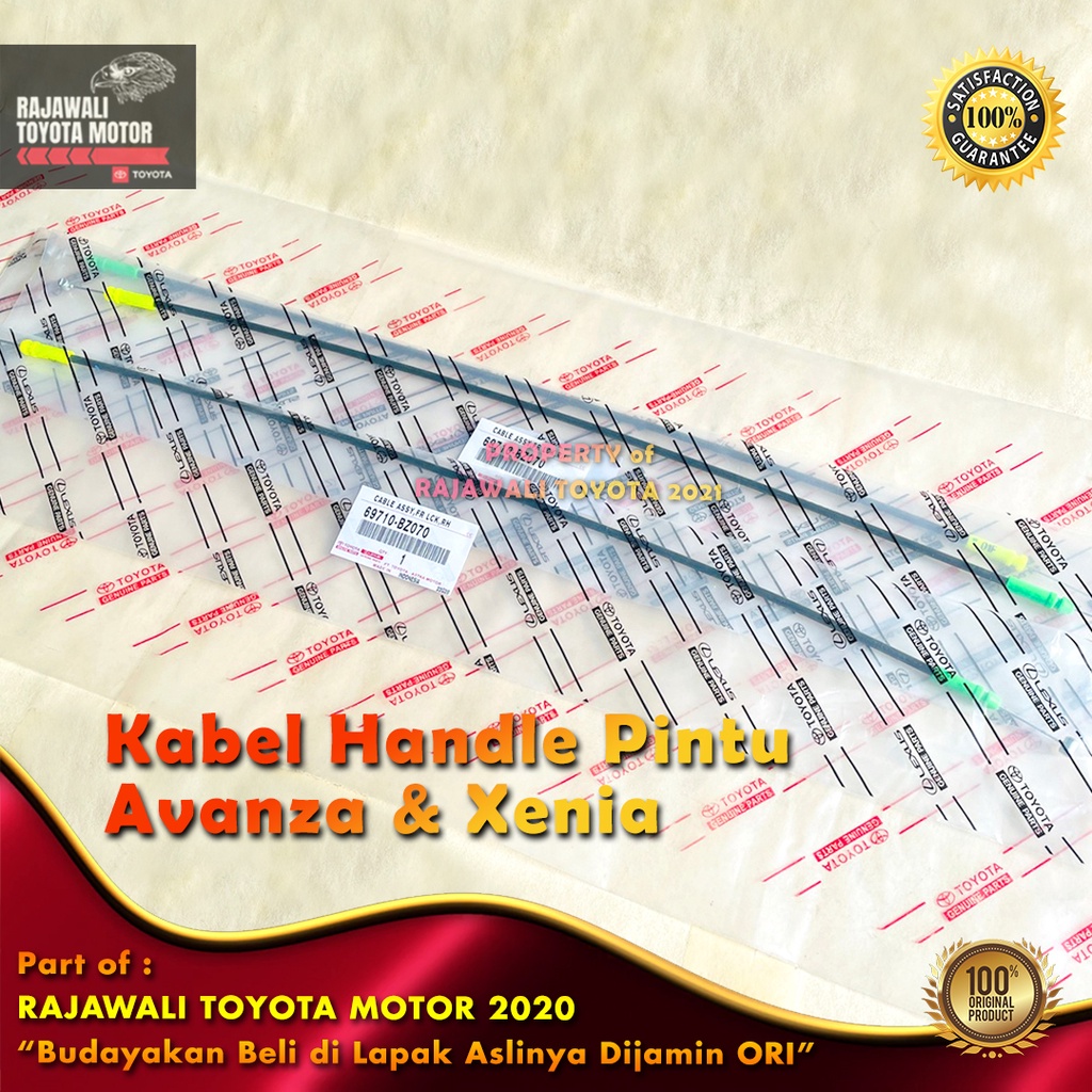Jual Kabel Handle Pintu All New Avanza & Xenia 2012-2021 Depan Kiri ...