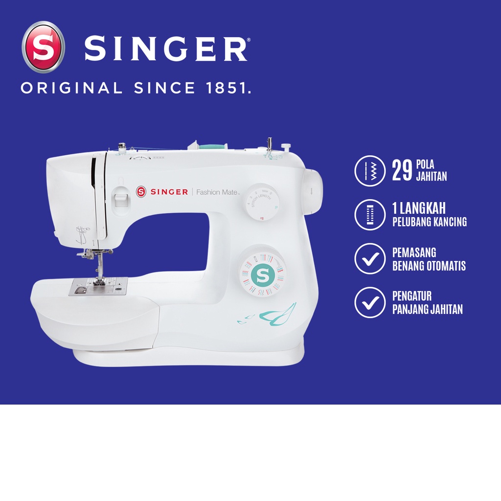 Jual Mesin Jahit SINGER Fashion Mate Series 3337 | Shopee Indonesia