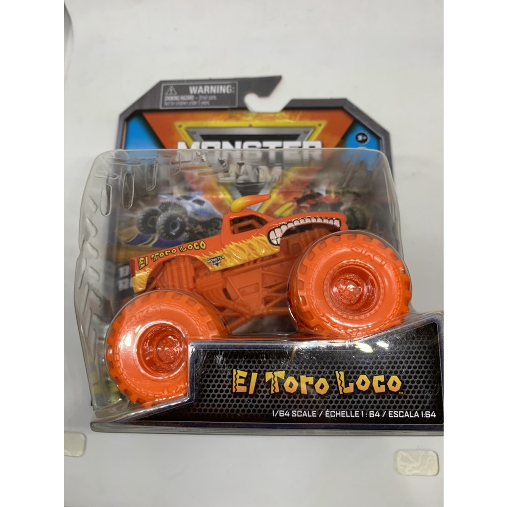 Jual MONSTER JAM EL TORO LOCO ORANGE DIECAST MINIATUR MOBIL MAINAN ...