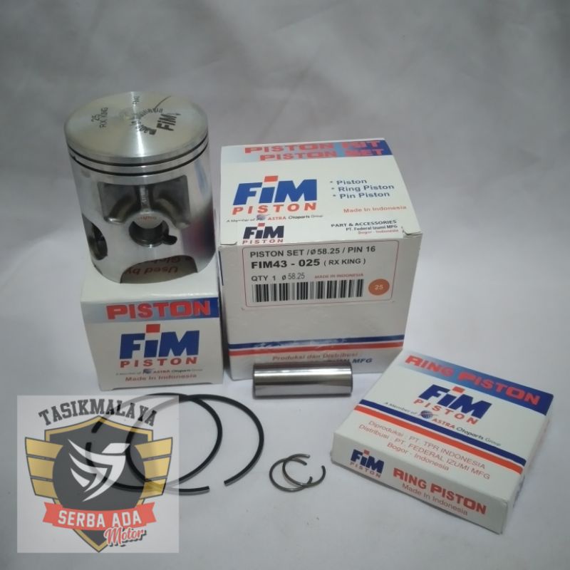 Jual PISTON KIT SEHER KIT FIM 43 RX KING STD - 400 | Shopee Indonesia