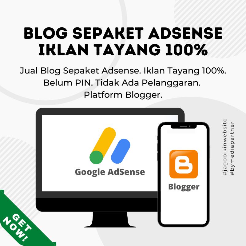 Jual Blog Sepaket Adsense Iklan Tayang | Shopee Indonesia