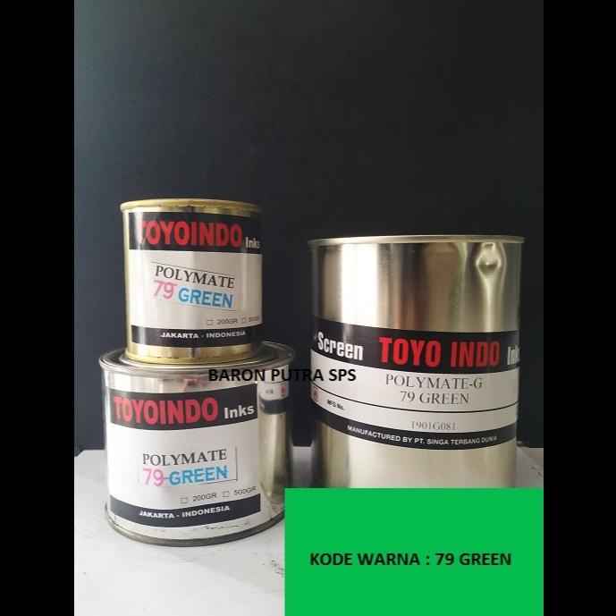 Jual Produk Terbaik] TOYO INDO INKS - POLIMATE 79 GREEN 200 GRAM ...