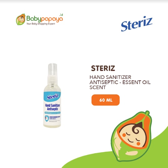 Jual STERIZ Hand Sanitizer Antiseptic 60ml | Shopee Indonesia