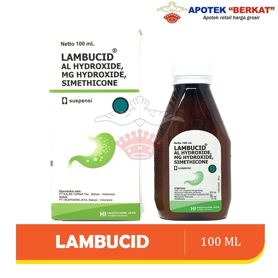 Jual LAMBUCID SIRUP 60/100ml / obat maag | Shopee Indonesia