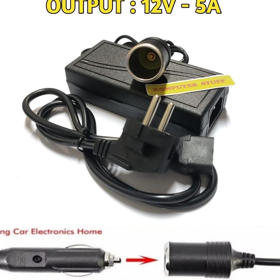 Jual Miliki Segera Converter Adapter Colokan Mobil Vacum Cleaner AC/DC ...